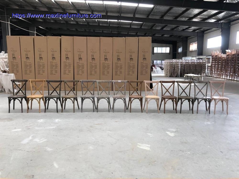 Bistro Cross Back Dining Chairs Tuscan Cafe Chair