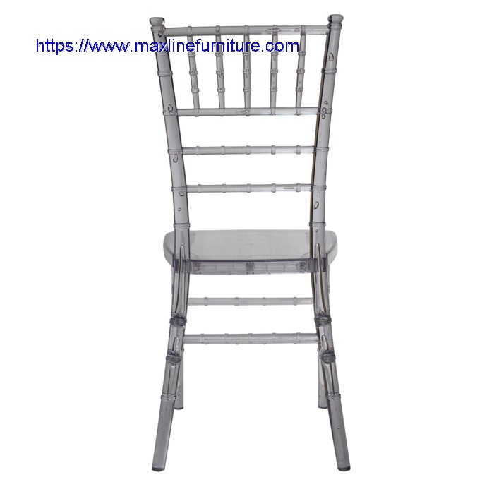 Crystal Clear Plastic Polycarbonate Tiffany Resin Chiavari event rental ...