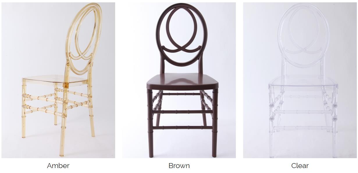 Event and Wedding Furniture Clear Resin Phoenix Chair