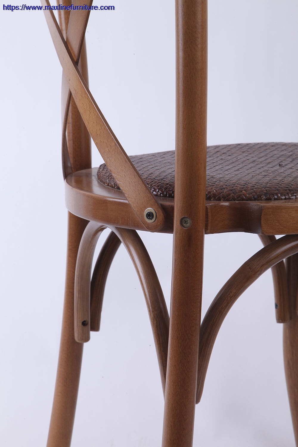 Bistro Cross Back Dining Chairs Tuscan Cafe Chair